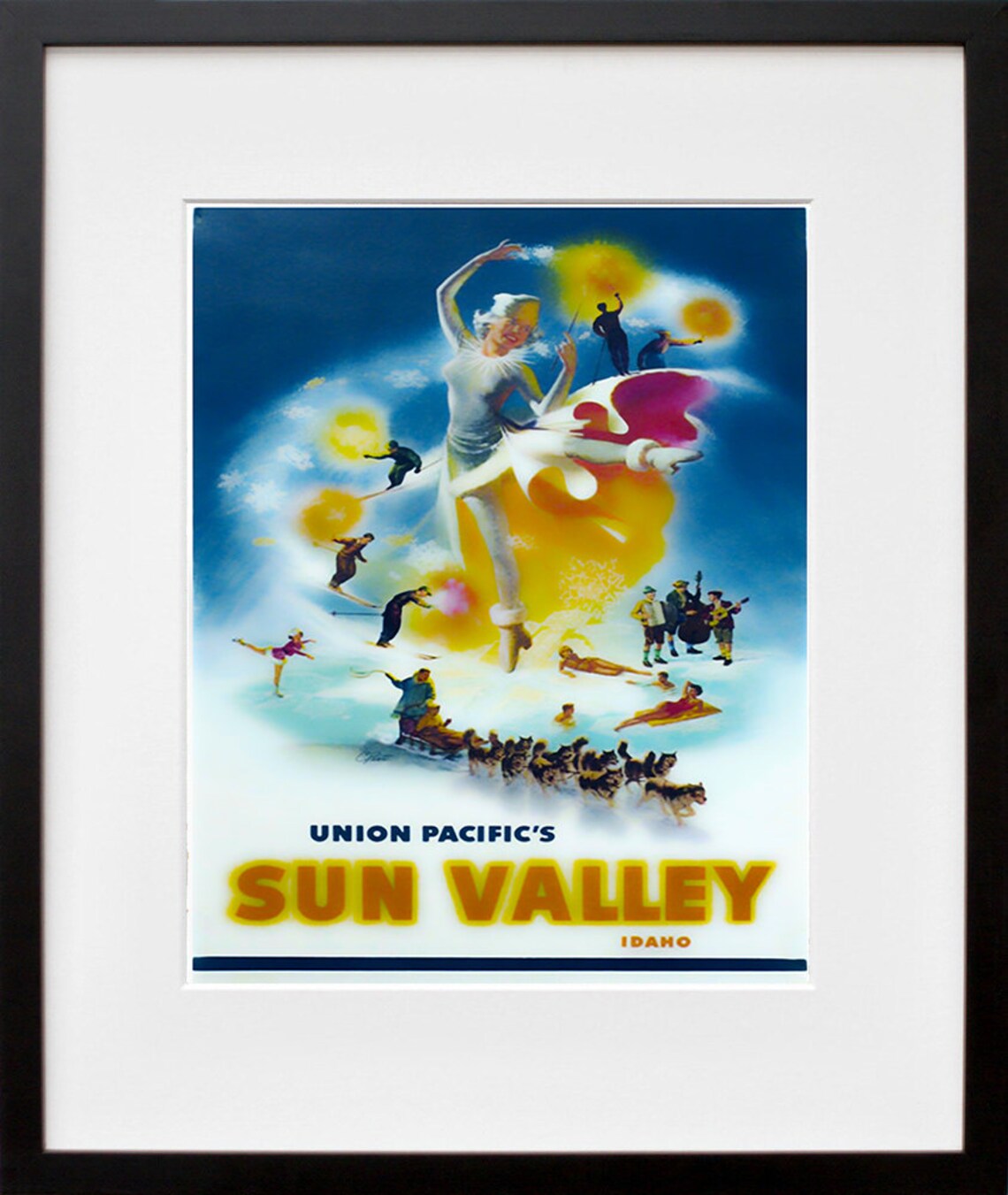 Idaho Travel Art Sun Valley Poster Print Ski Home Decor - Etsy