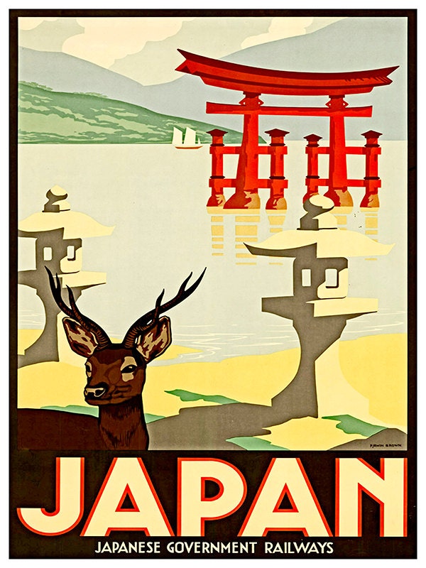 Japan Poster Japanese Wall Art Travel Print (TR56) - Etsy