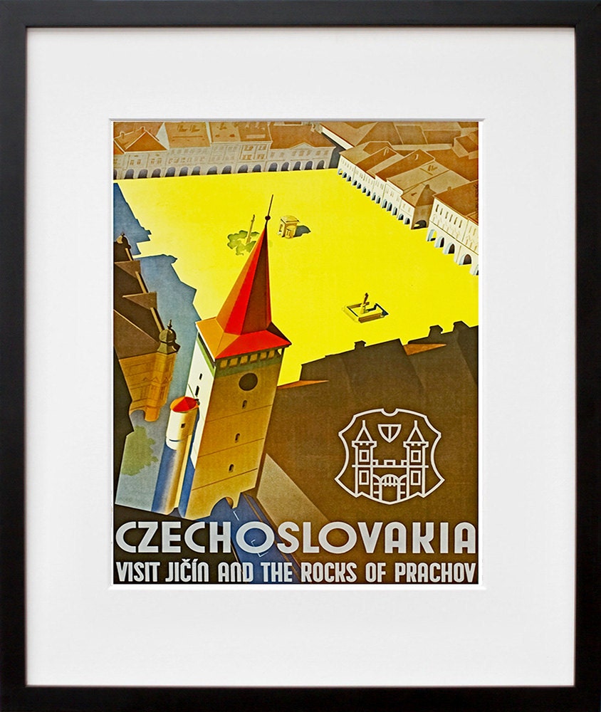 Art Czechoslovakia Poster Gift Travel Print Vintage Home Decor - Etsy