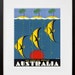 Australia Art Travel Poster Tropical Fish Vintage Sign Retro - Etsy