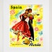 Spain Art Retro Poster Spanish Art Travel Poster Wall Art | Etsy
