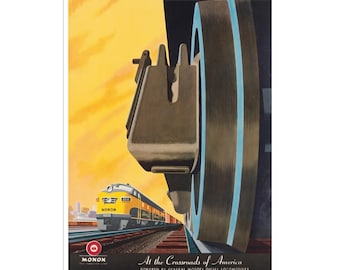 Southern Railway Crescent Limited New Train Travel Poster New Orleans ...