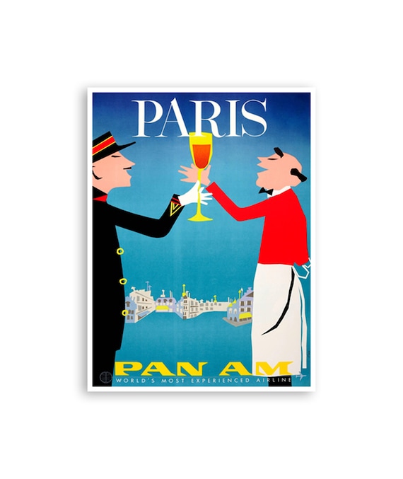 Paris Travel Art Wall Print French Poster Home Decor XR3192 - Etsy