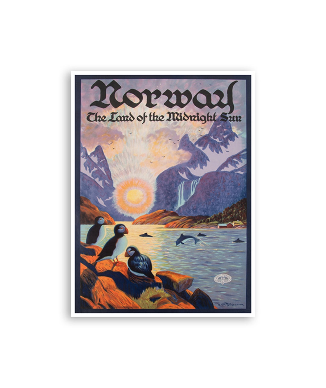 Norway Travel Poster Norwegian Art Home Decor Print TR79 - Etsy