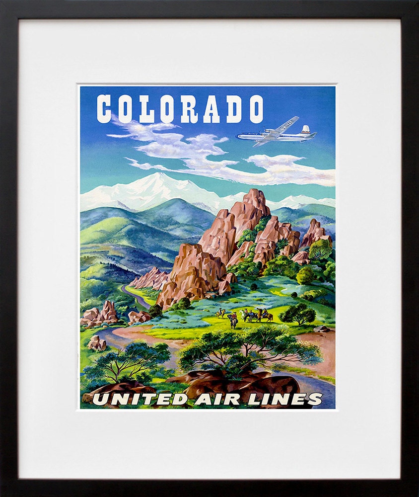 Colorado Wall Art American Print Travel Poster Home Decor - Etsy