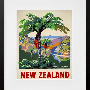 New Zealand Travel Art Sign Wall Decor Poster Print XR311 - Etsy