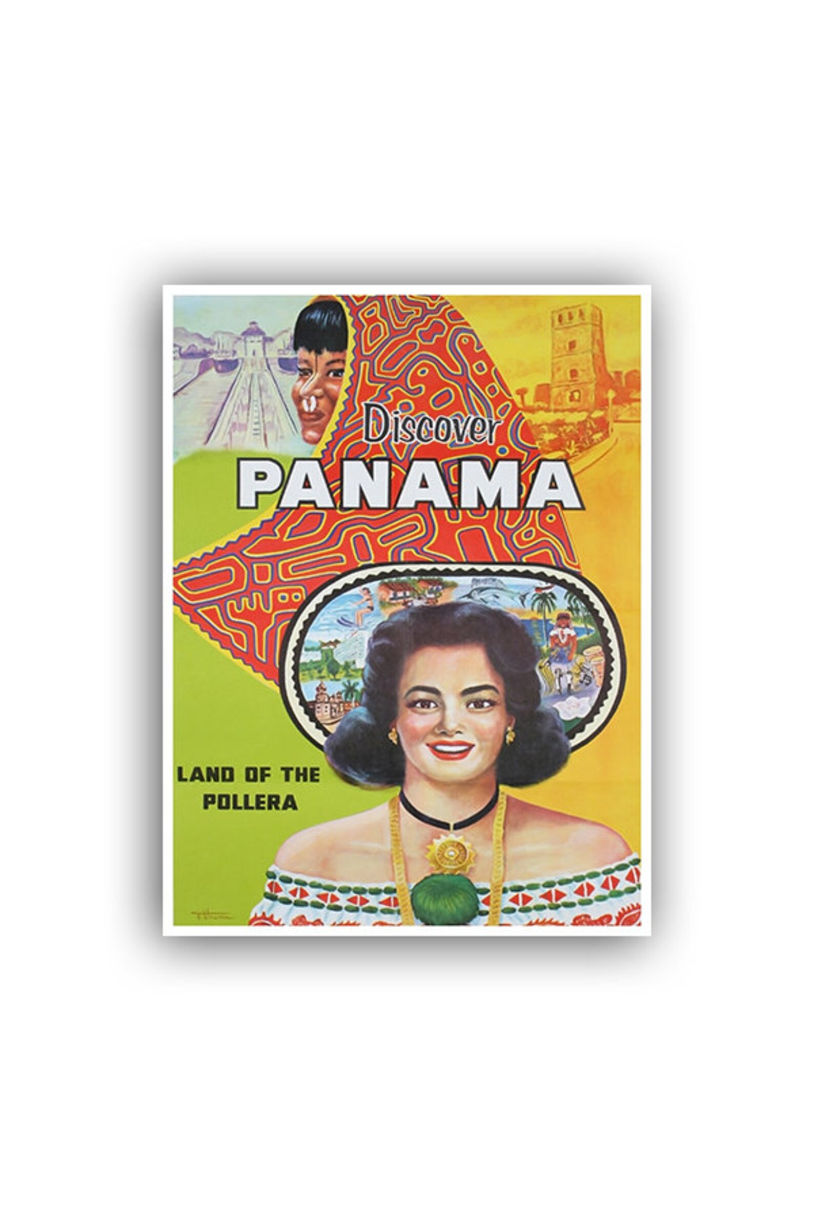 Panama Travel Art Vintage South America Poster Print (XR1385) - Etsy