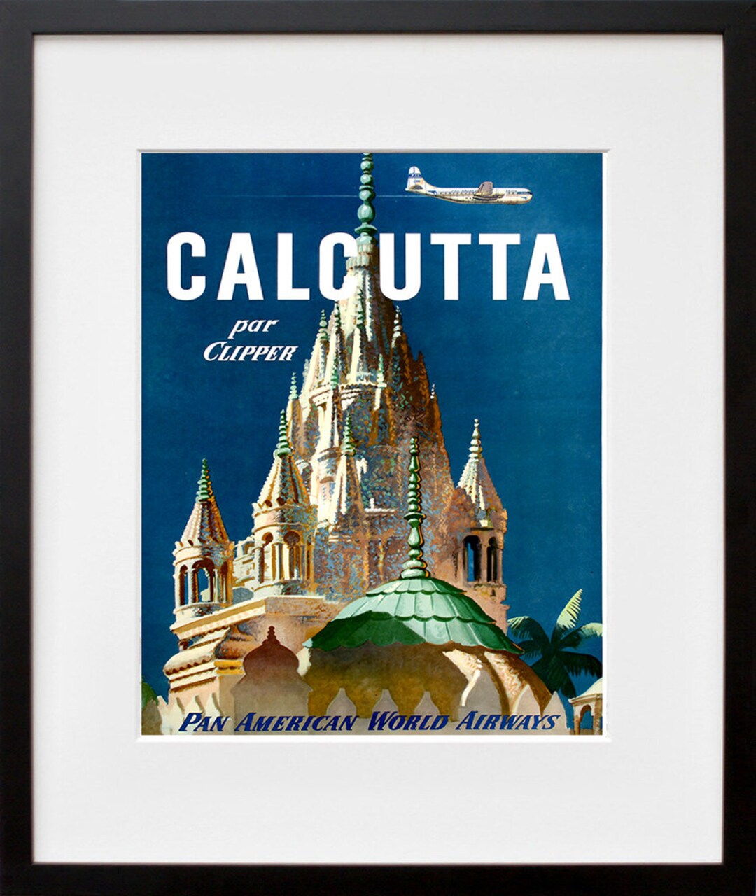 India Art Print Calcutta Travel Poster Home Decor (ZT291) - Etsy