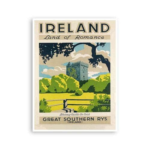Ireland Art Killarney Travel Poster Irish Home Decor XR2576 - Etsy