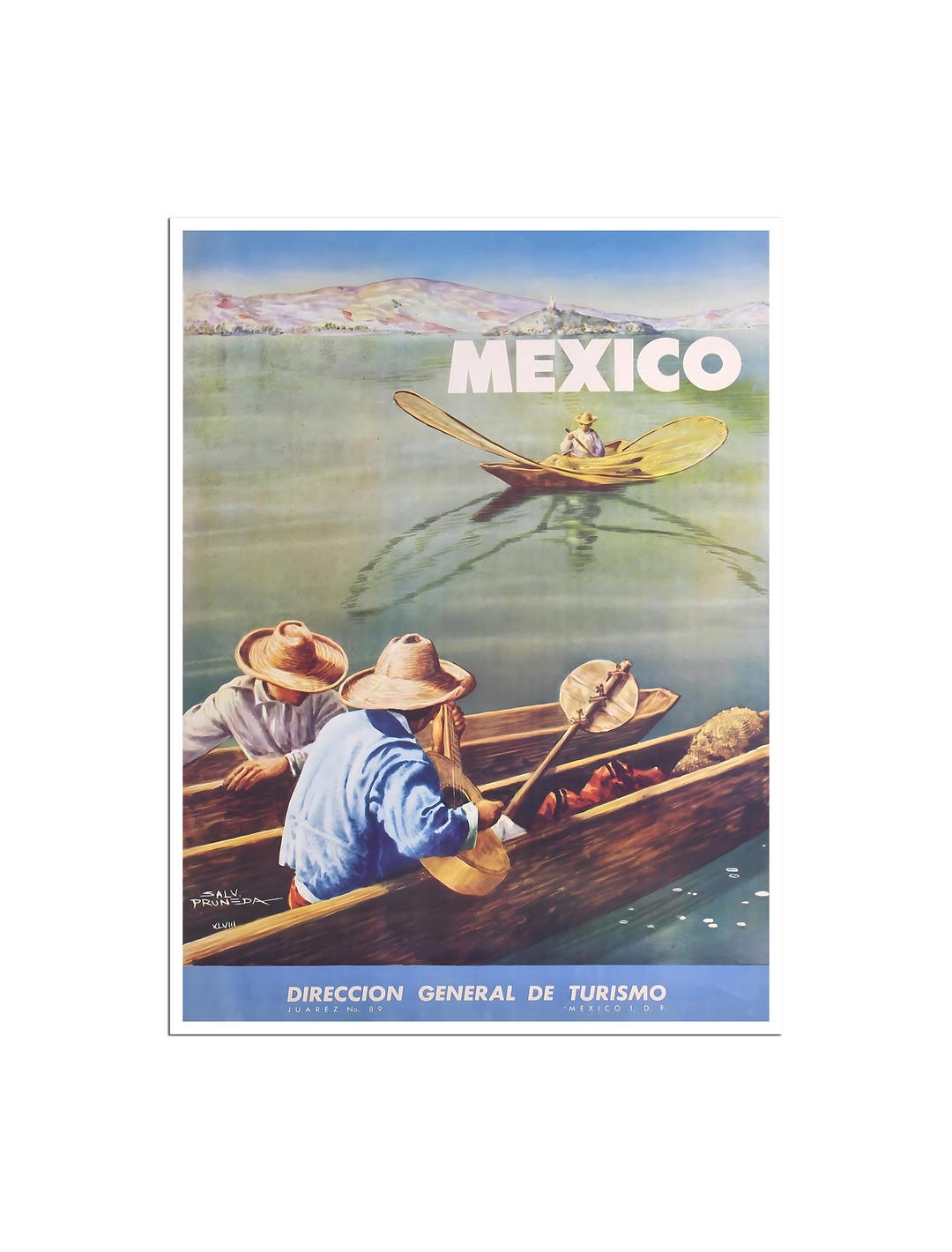 Mexico Travel Poster Mexican Art Print Home Decor (ZT392) - Etsy