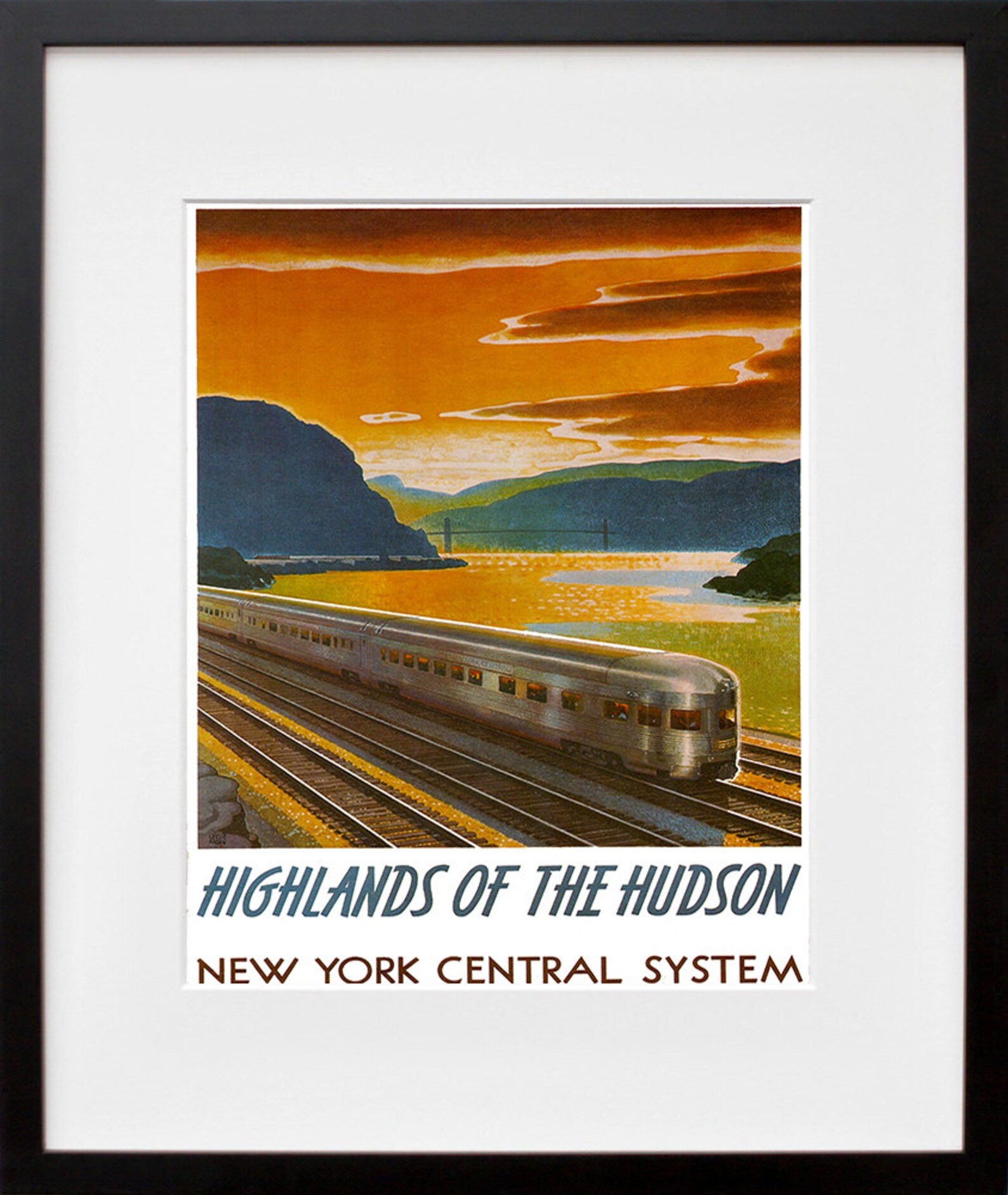 Train Decor Locomotive Art Travel Poster Retro Print XR156 | Etsy