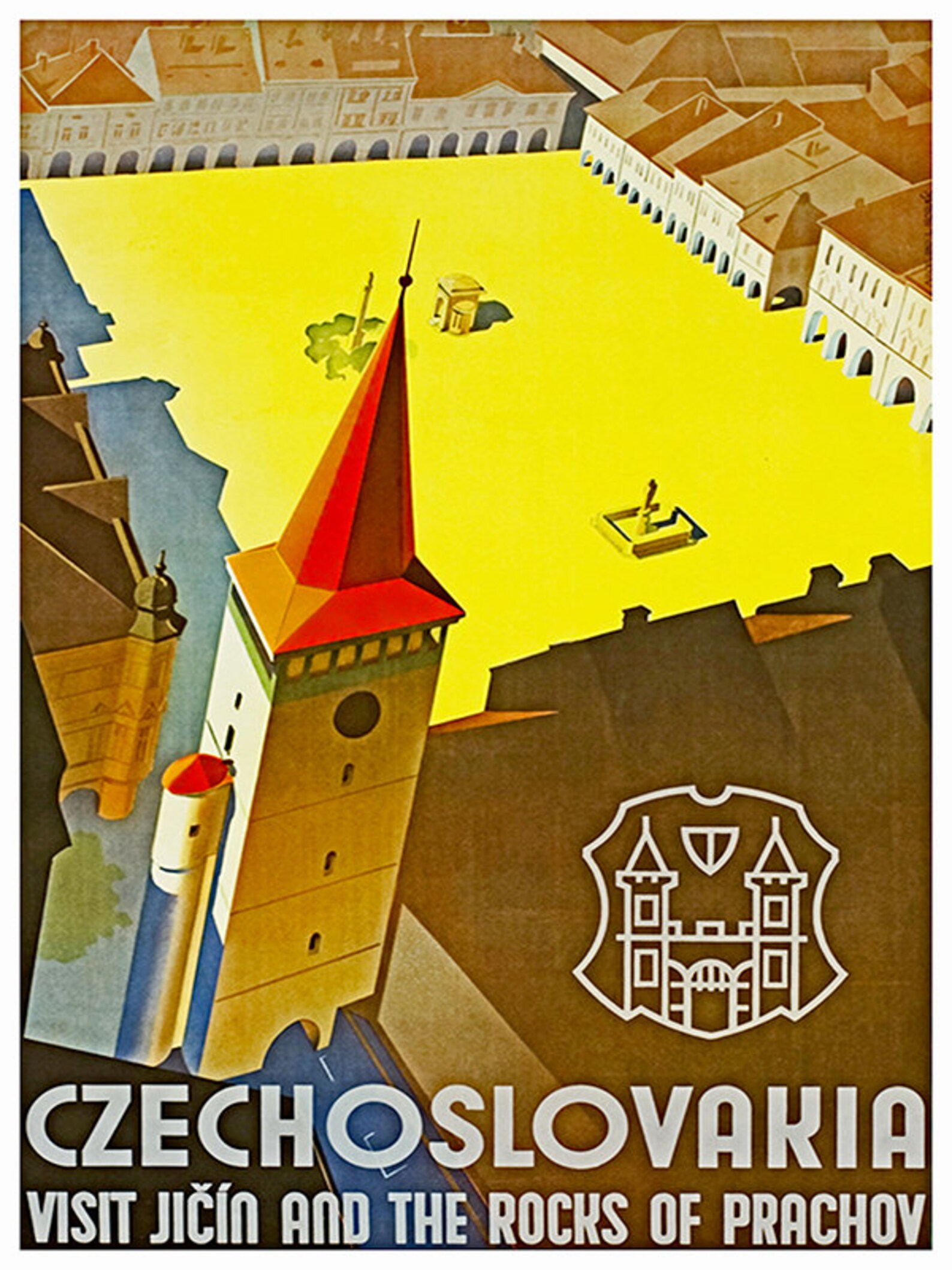 Art Czechoslovakia Poster Gift Travel Print Vintage Home Decor | Etsy