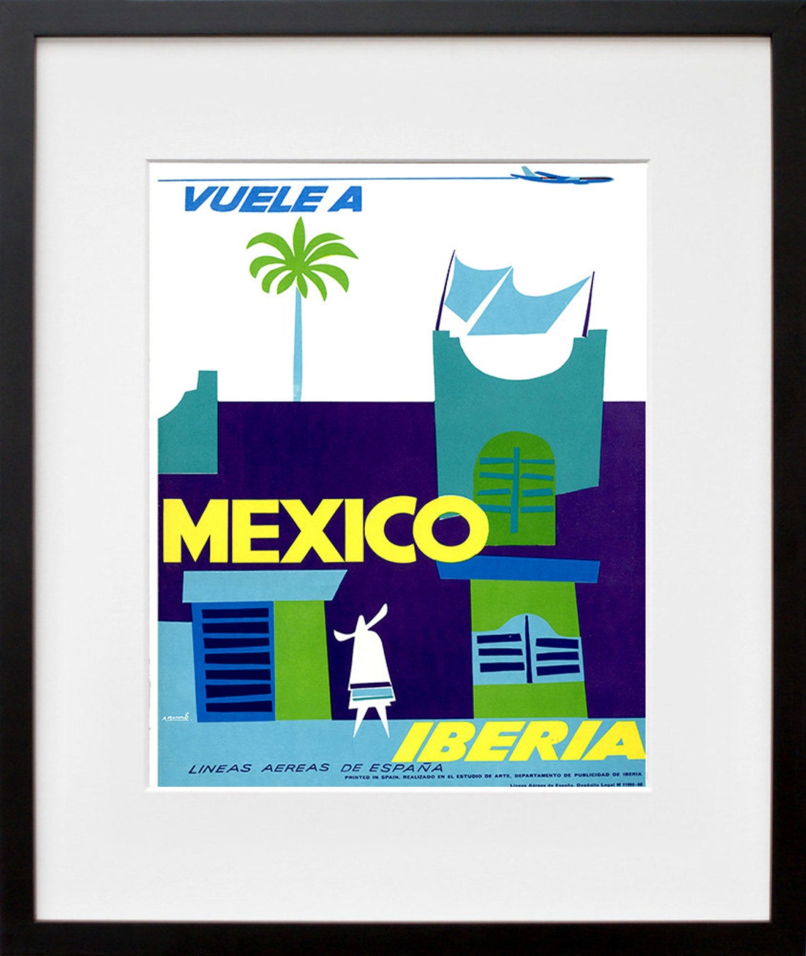 Mexico Travel Poster Mexican Wall Art Print Home Decor ZT615 - Etsy