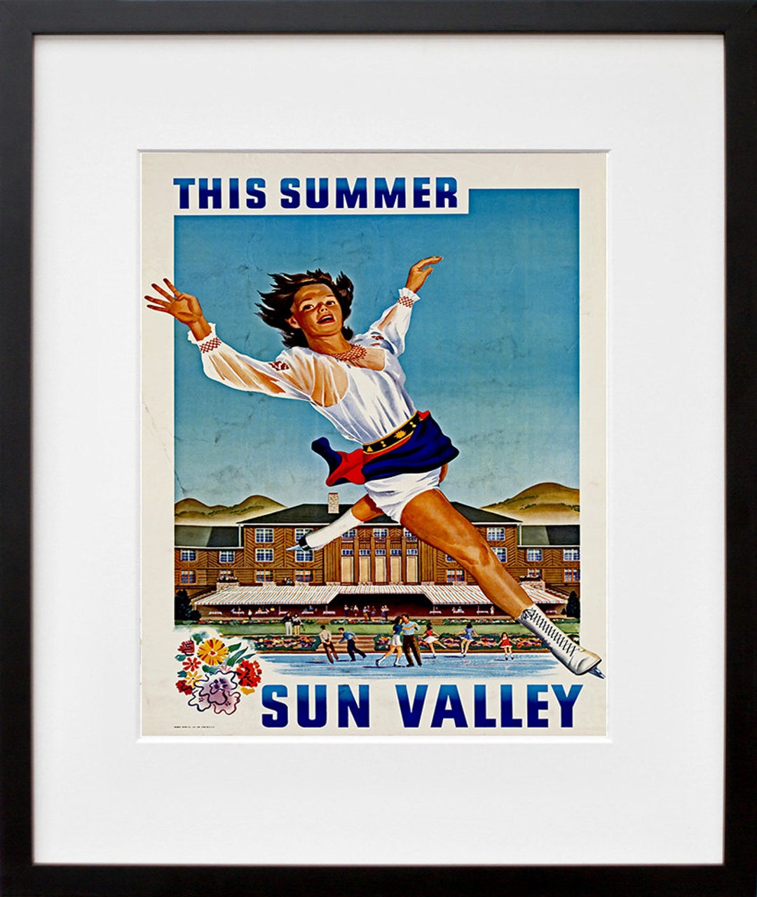 Travel Poster Sun Valley Idaho Art Home Decor Print TR85 - Etsy