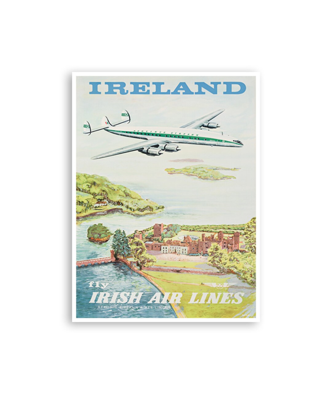 Ireland Travel Art Print Irish Poster Home Decor (XR3281) - Etsy
