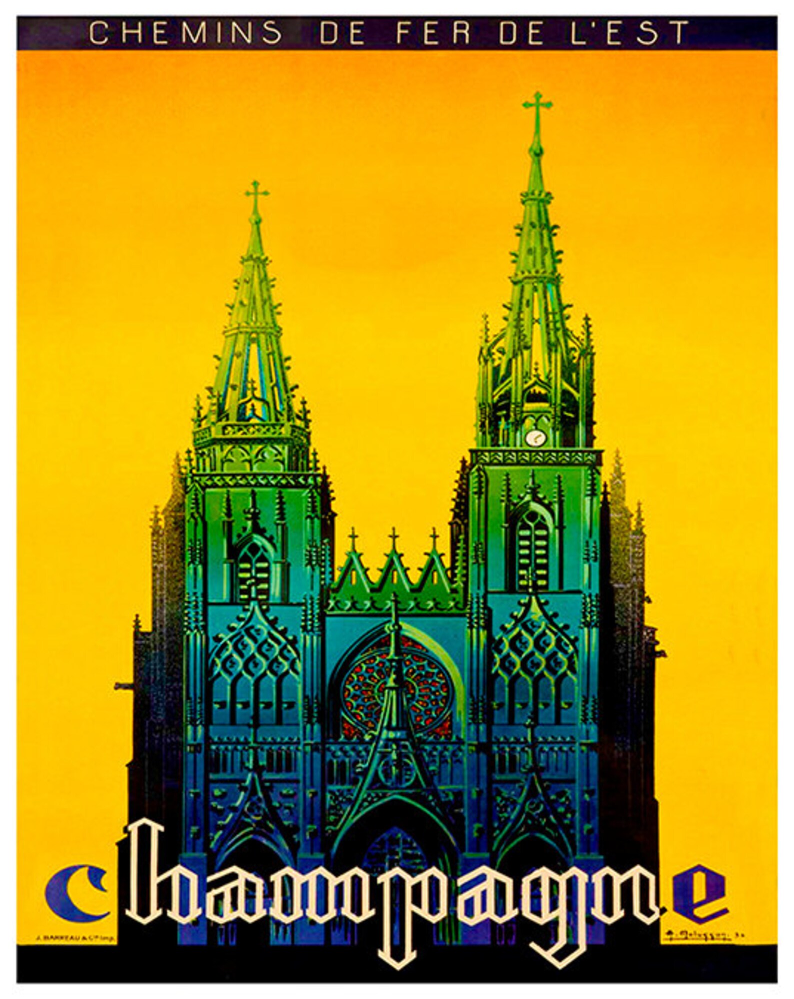 French Art Travel Poster France Champagne Print Home Decor | Etsy