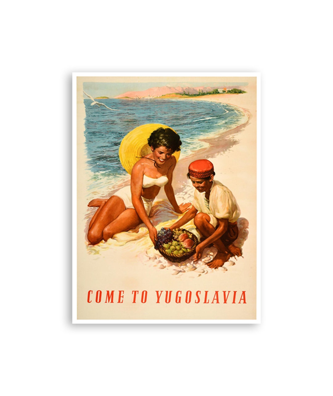 Yugoslavia Wall Art Vintage Travel Poster Print Home Decor (xr3411)a - Etsy