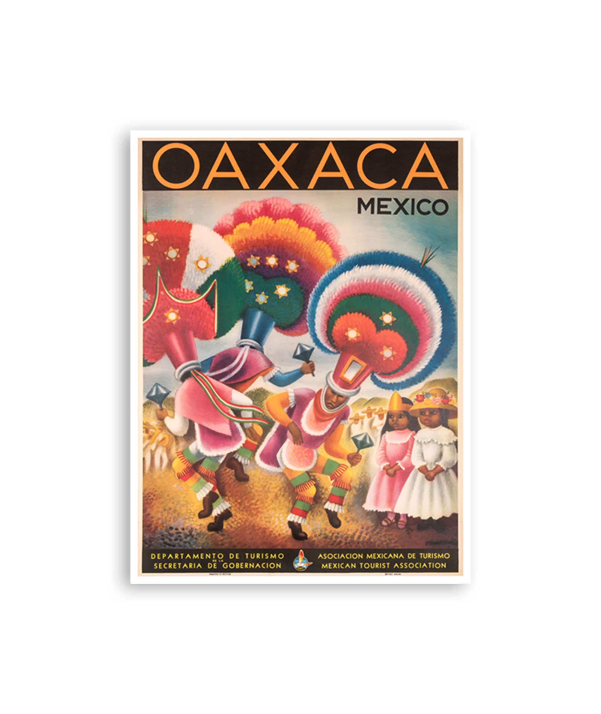 Mexico Art Print Oaxaca Travel Poster Mexican Home Decor | Etsy