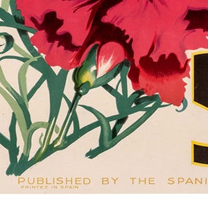Spain Travel Art Retro Poster Spanish Poster Print (XR3163) - Etsy