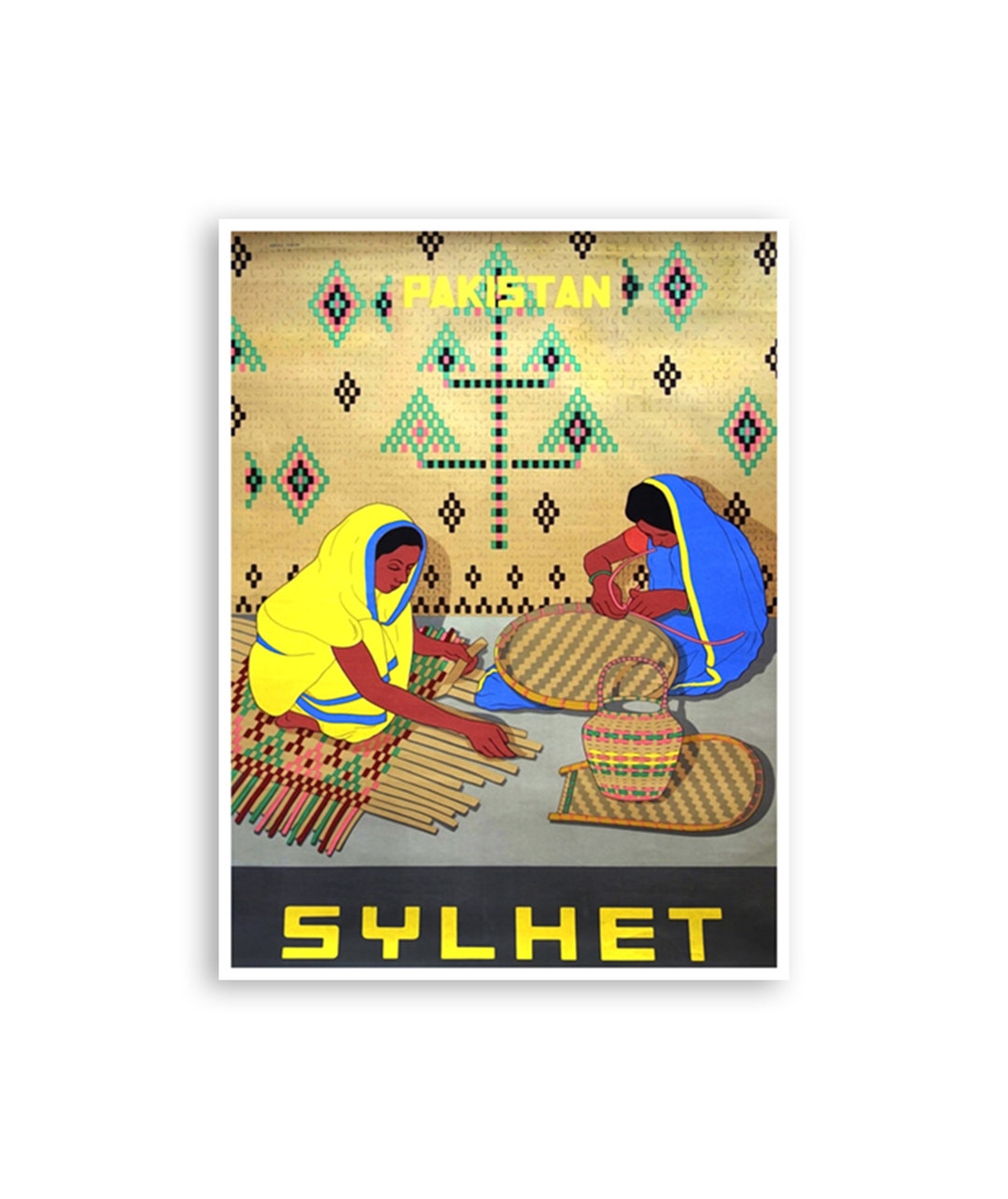 Pakistan Wall Art Sylhet Travel Poster Print XR1776 - Etsy