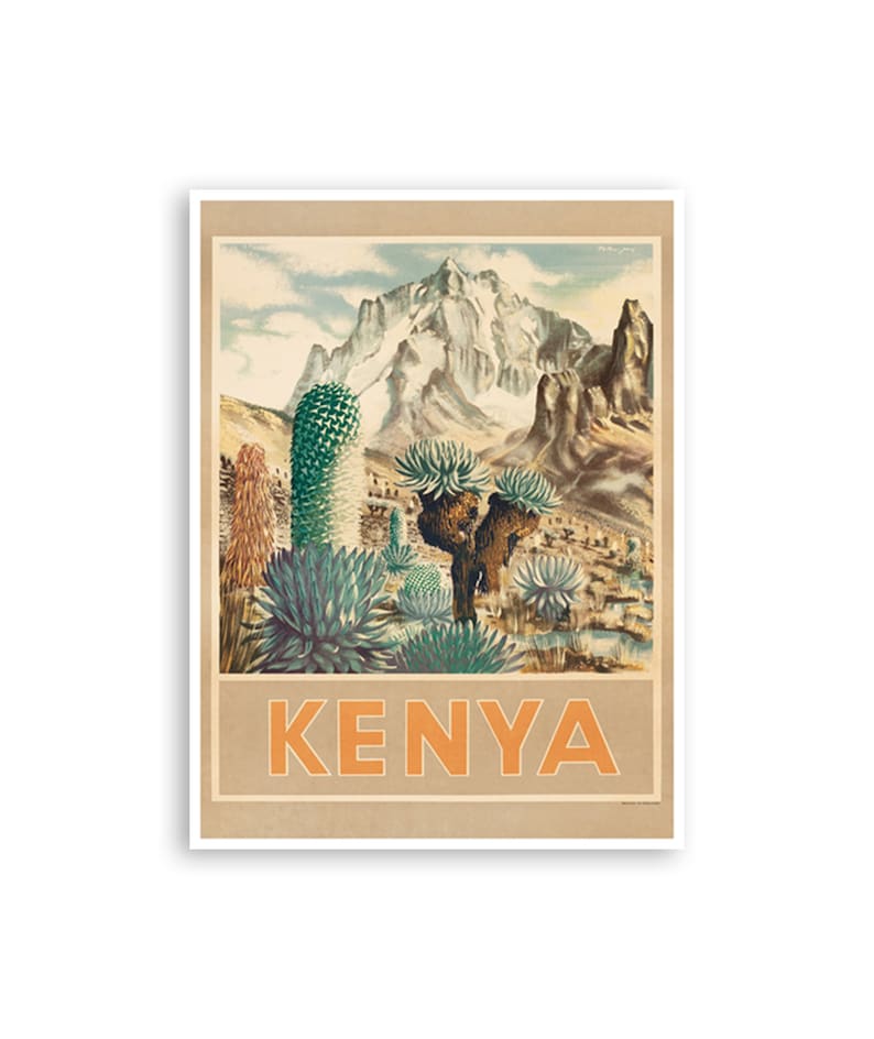 Kenya Wall Art Africa Travel Poster Art Print XR3076 - Etsy UK