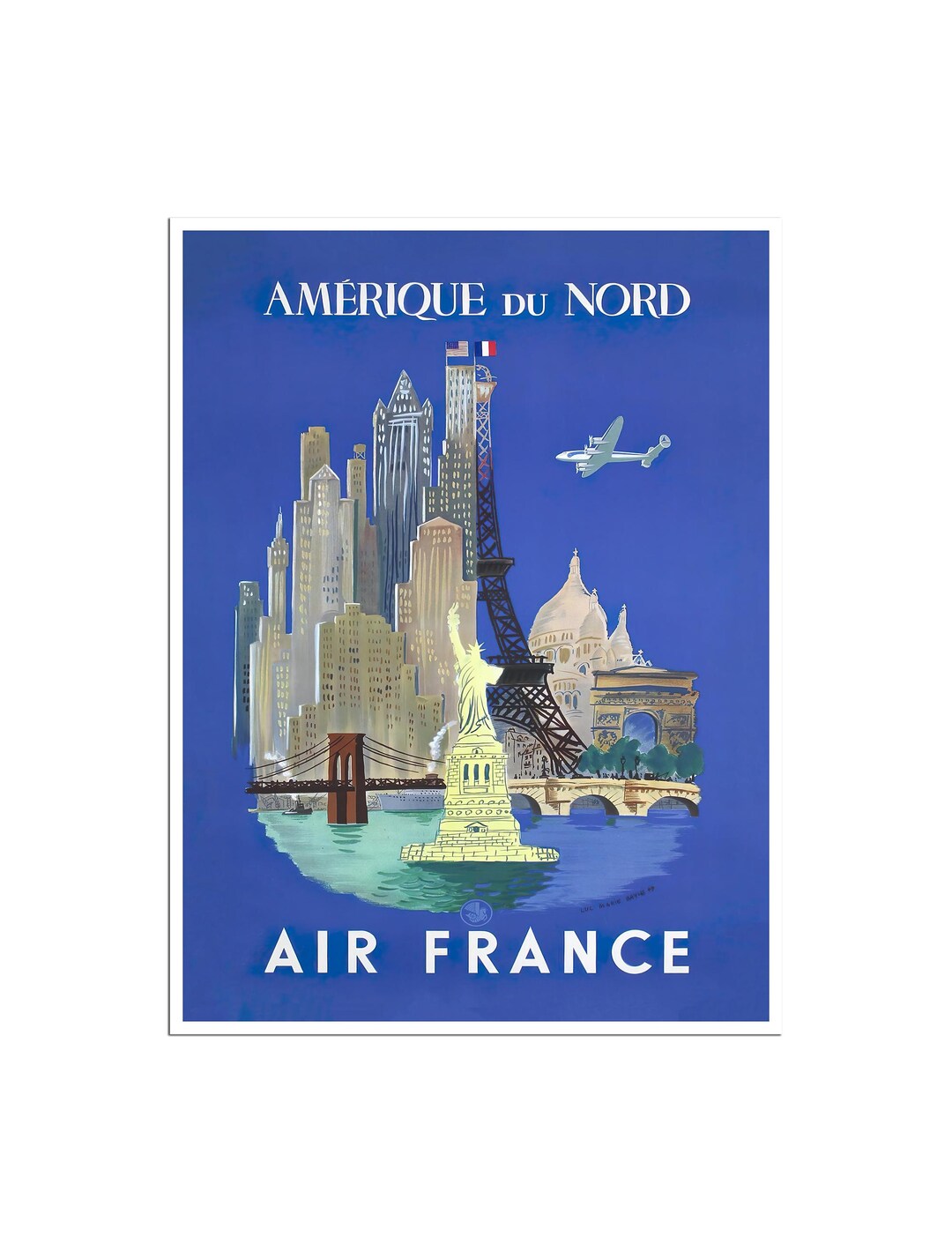 USA Travel Poster American Wall Art Print (ZT327) - Etsy