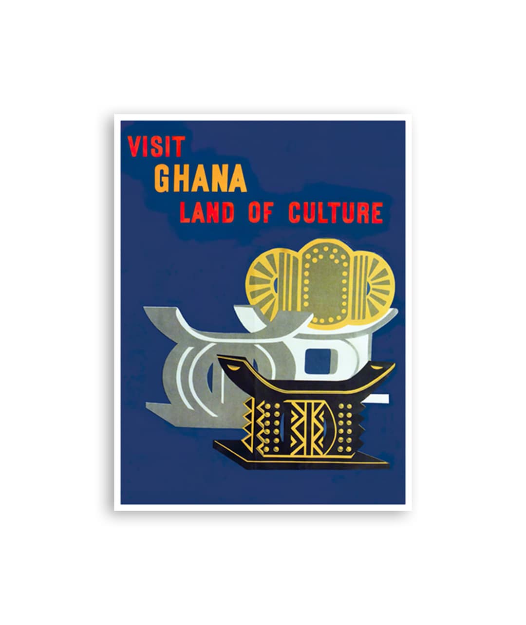 Ghana Print African Art Africa Travel Poster Print (XR4182) - Etsy