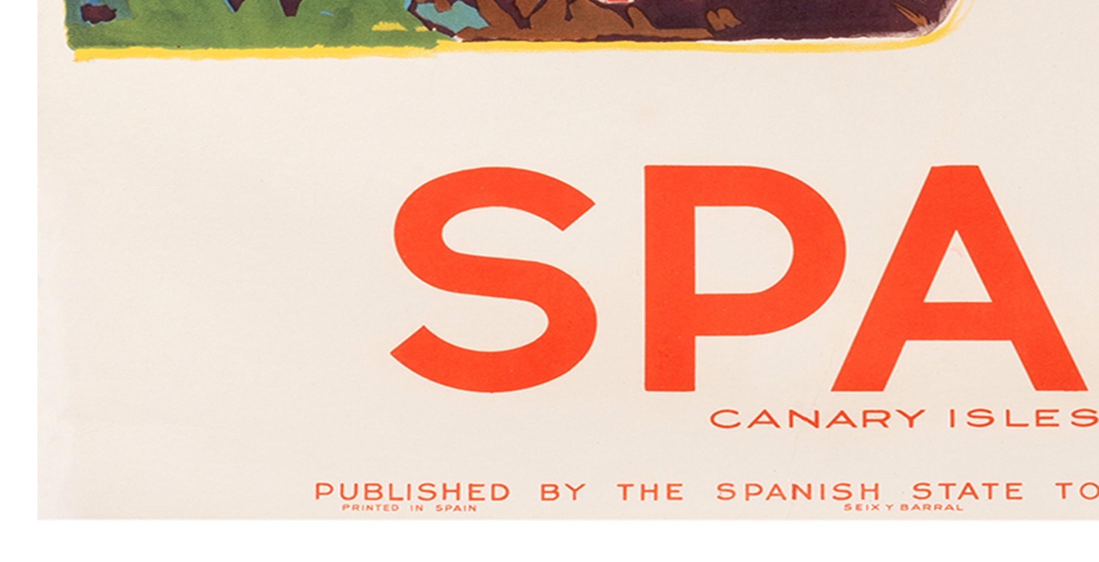 Spain Travel Art Retro Poster Spanish Poster Wall Print (XR2174) - Etsy