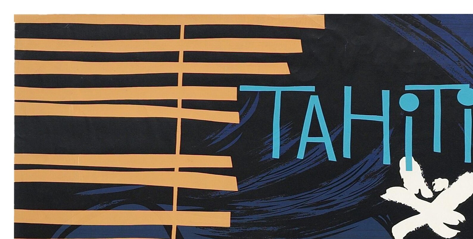 Tahiti Travel Poster French Polynesia Art Tahitian Print (xr1408)a - Etsy