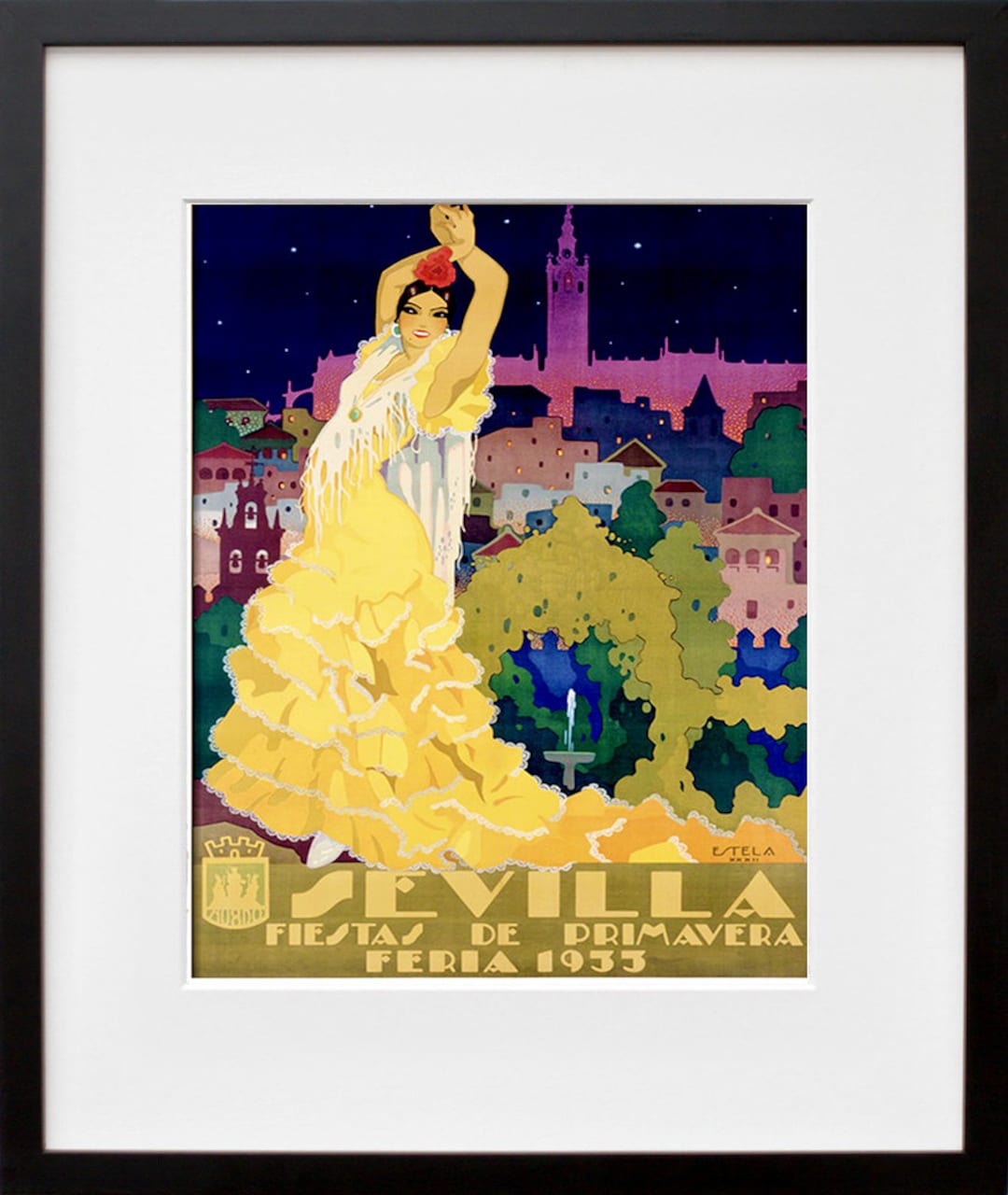 Travel Art Spain Print Poster Spanish Vintage Home Decor (XR93) - Etsy