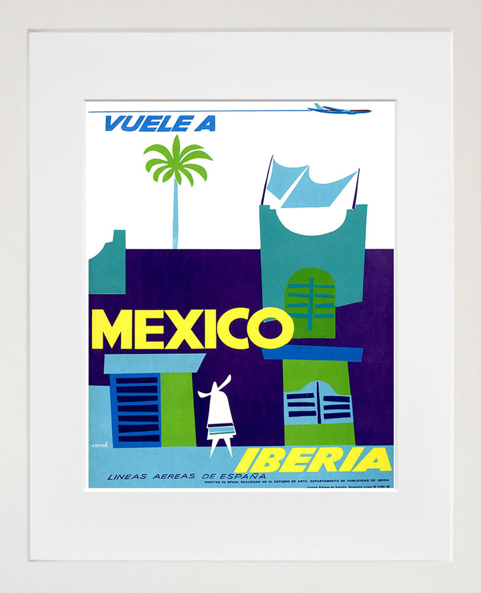 Mexico Travel Poster Mexican Wall Art Print Home Decor ZT615 - Etsy ...
