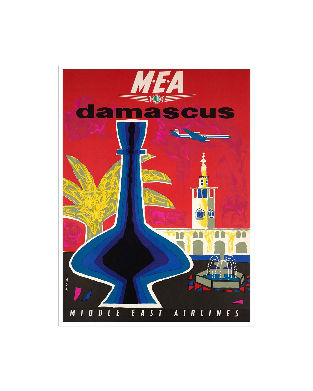 Damascus Syria Art Travel Poster Print Home Decor (XR2636) - Etsy