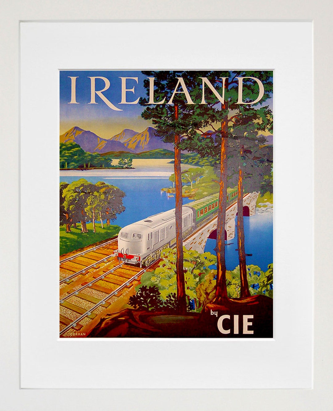Art Ireland Travel Print Irish Vintage Poster (TR154) - Etsy
