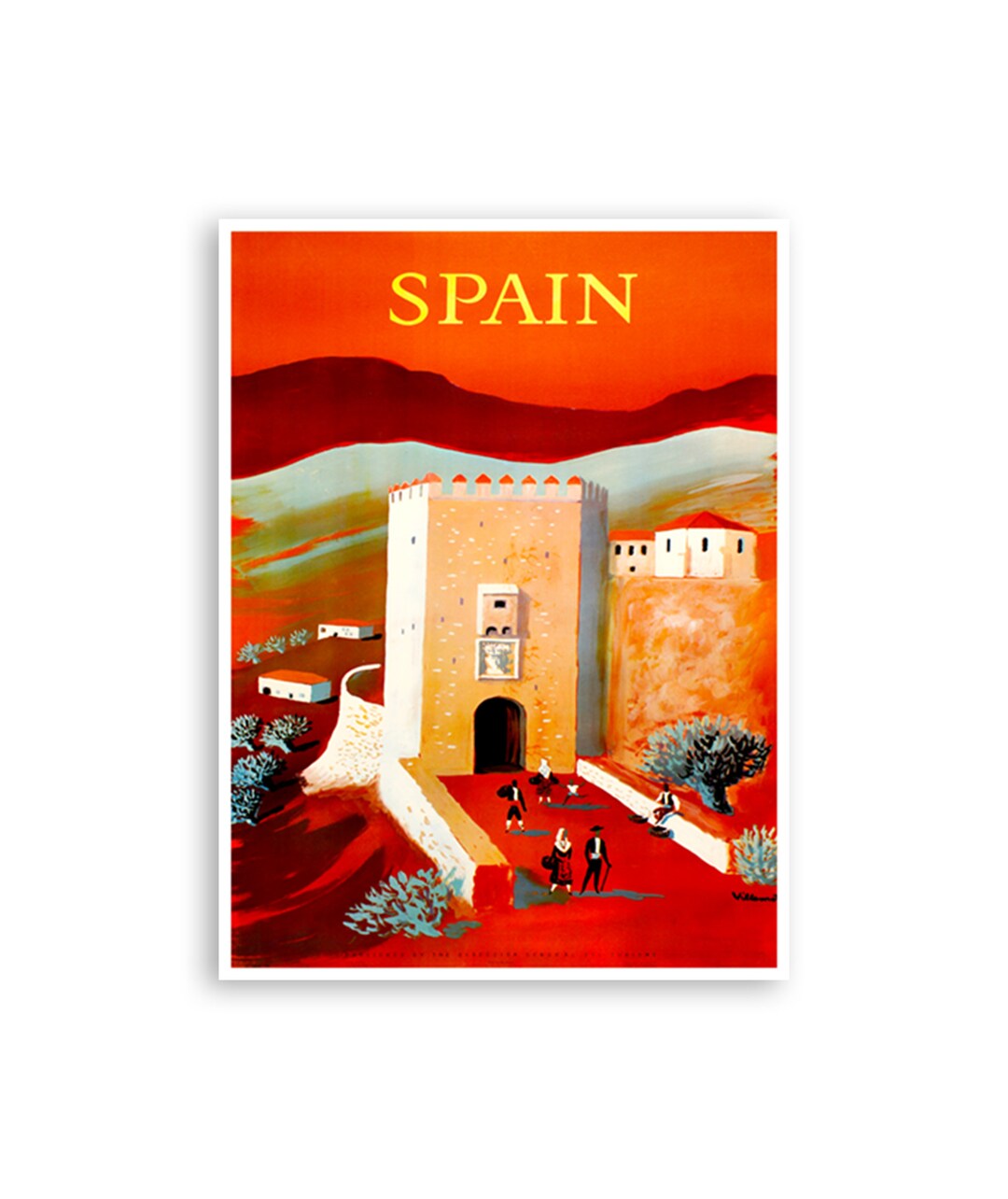 Spain Travel Poster Spanish Wall Art Print Home Decor (ZT598) - Etsy