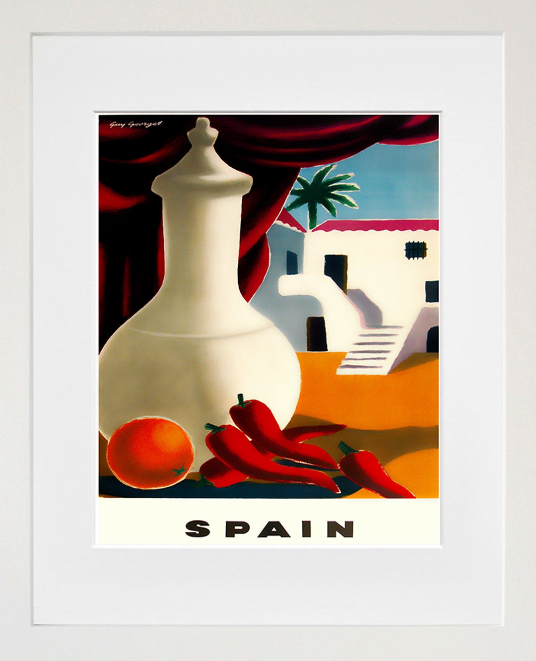 Art Spain Poster Vintage Spanish Travel Print Wall Decor ZT422 - Etsy