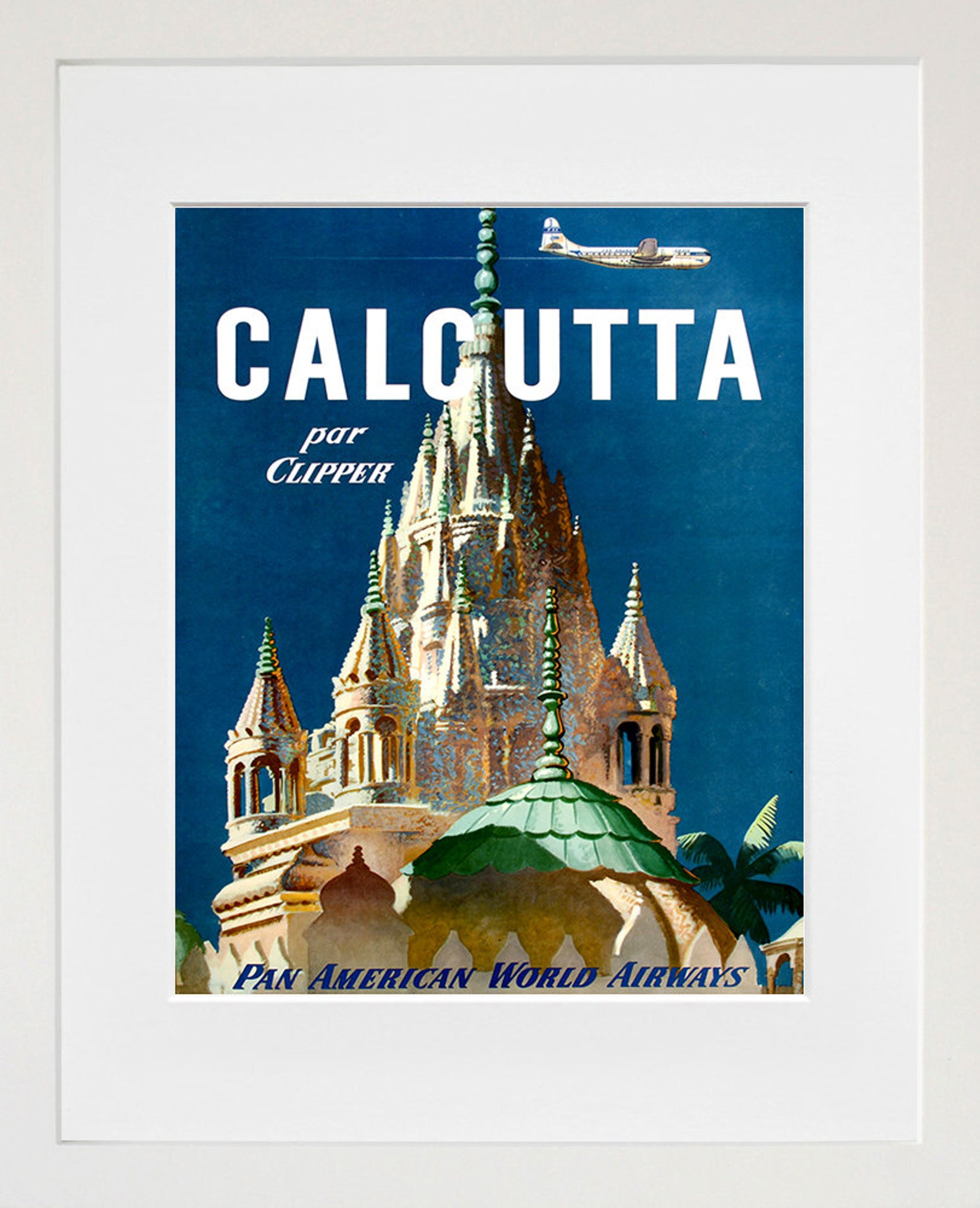 India Art Print Calcutta Travel Poster Home Decor ZT291 | Etsy