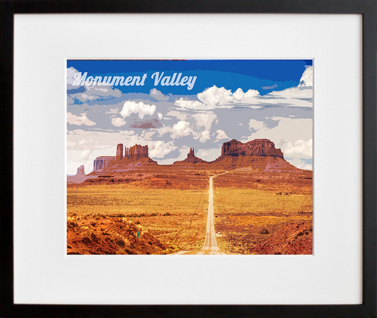 Monument Valley Poster Travel Art Print Home Decor ZB18 - Etsy