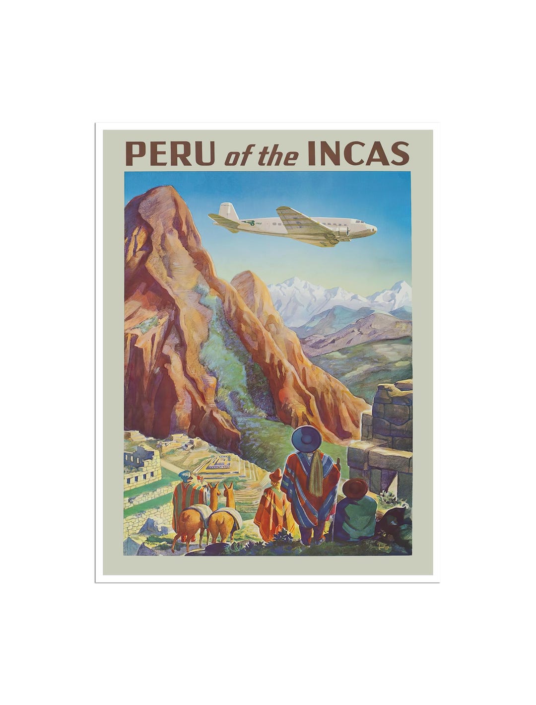 Peru Art Print Travel Poster Home Decor (ZT289) - Etsy