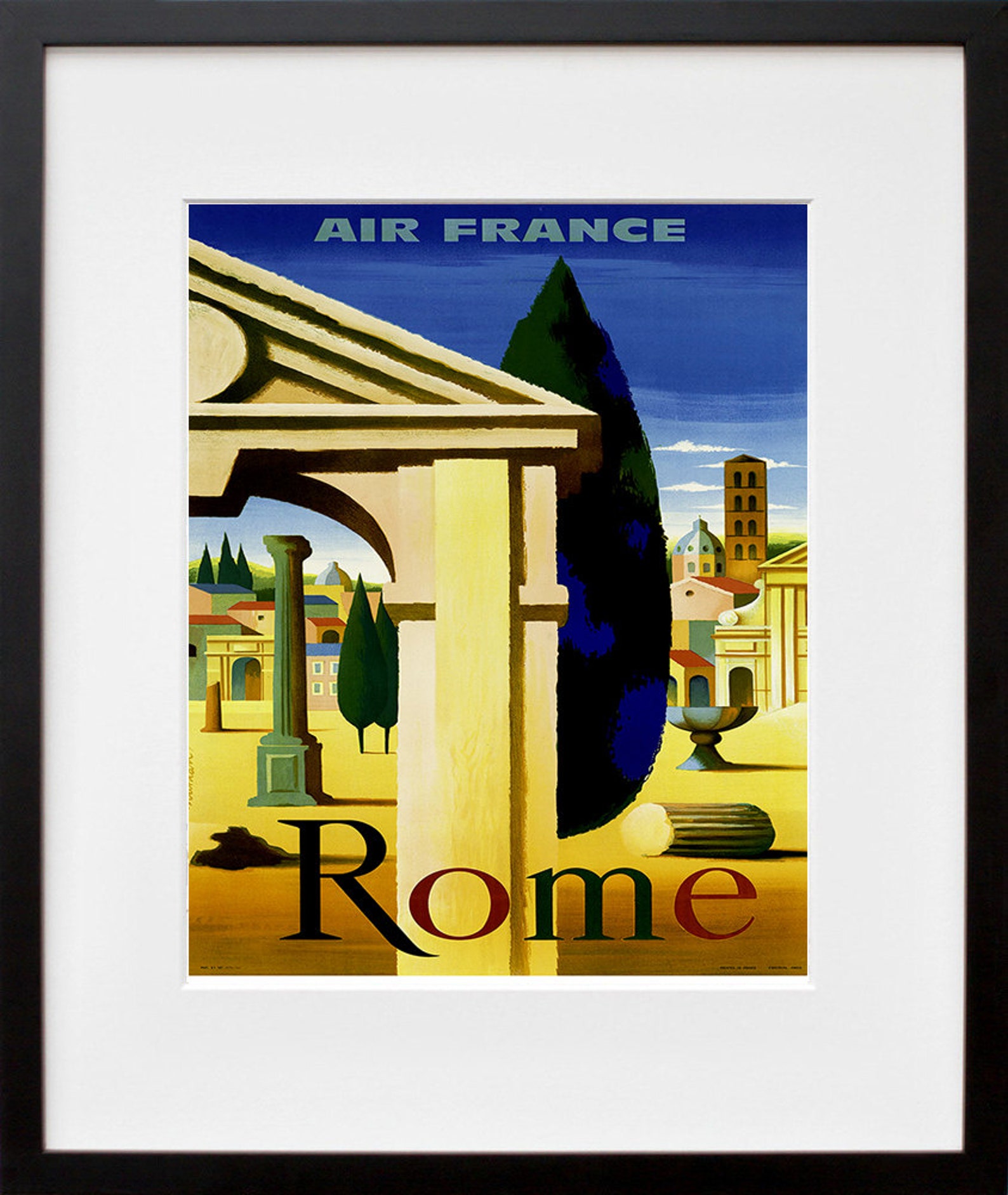 Rome Travel Art Poster Roman Print Vintage Home Decor ZT192 - Etsy