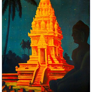 Java Travel Poster Indonesia Decor Wall Art Print ZT267 - Etsy