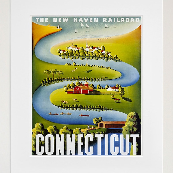 Connecticut Art - Etsy