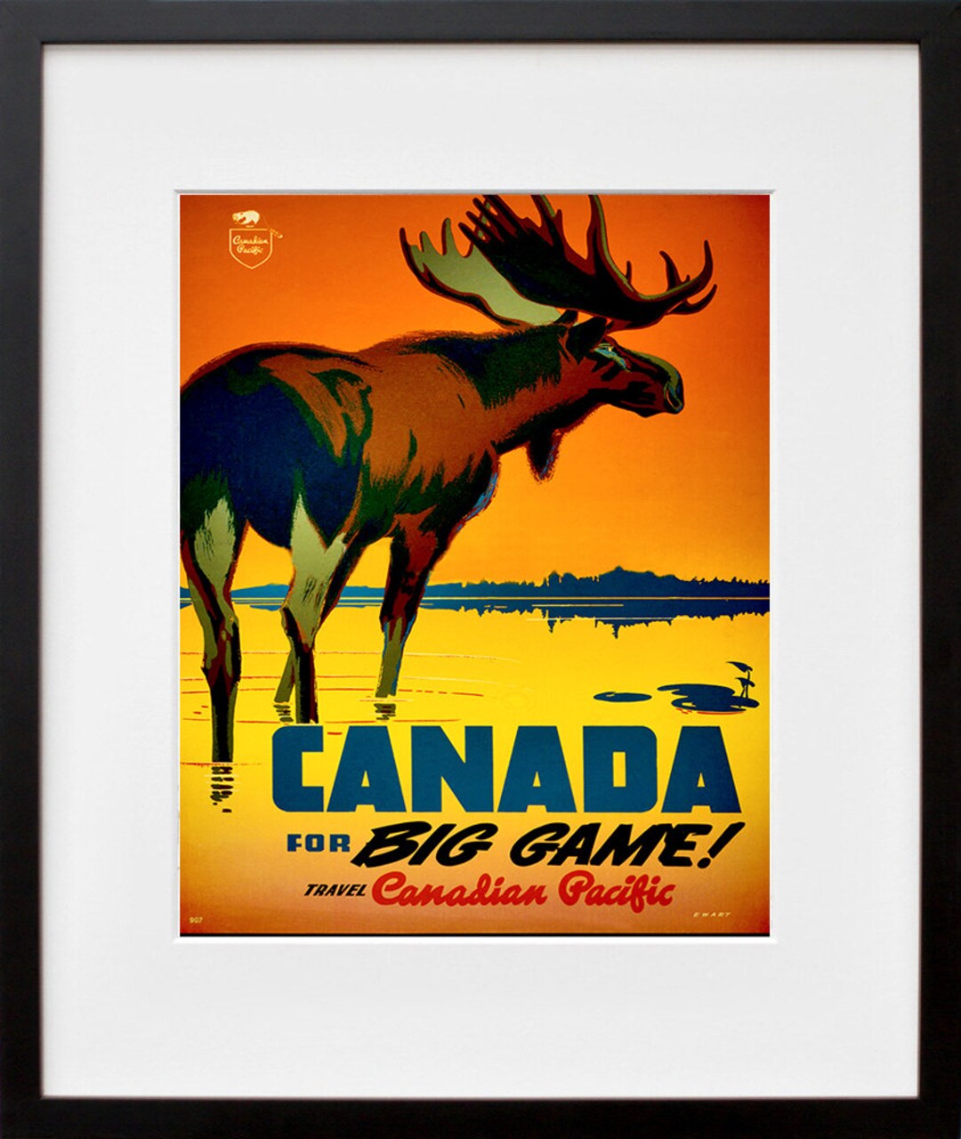 Canada Art Print Hunting Travel Poster Canadian Home Decor ZT310 - Etsy