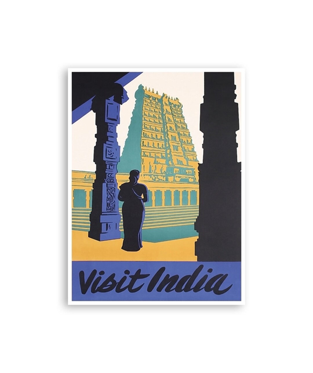 India Travel Poster Indian Art Hindu Print (xr1221)a - Etsy