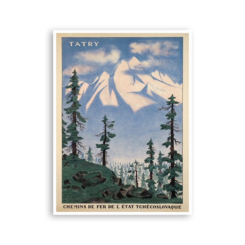 Slovakia Mountains Poster - Etsy
