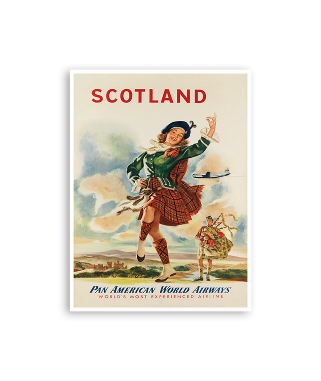 Scotland Art Travel Poster Print Scottish Home Decor (XR3155) - Etsy