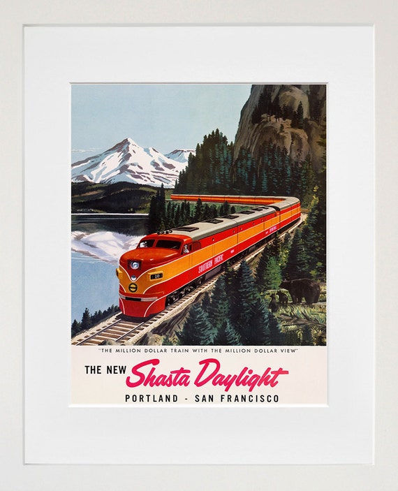 Affiches De Voyage En Train Vintage
