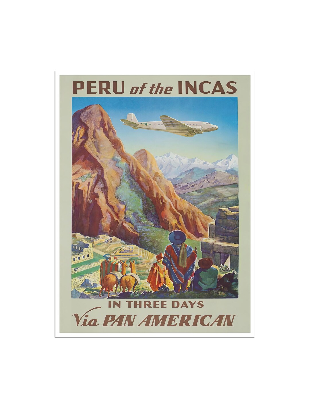 Peru Art Print Travel Poster Home Decor (ZT289) - Etsy