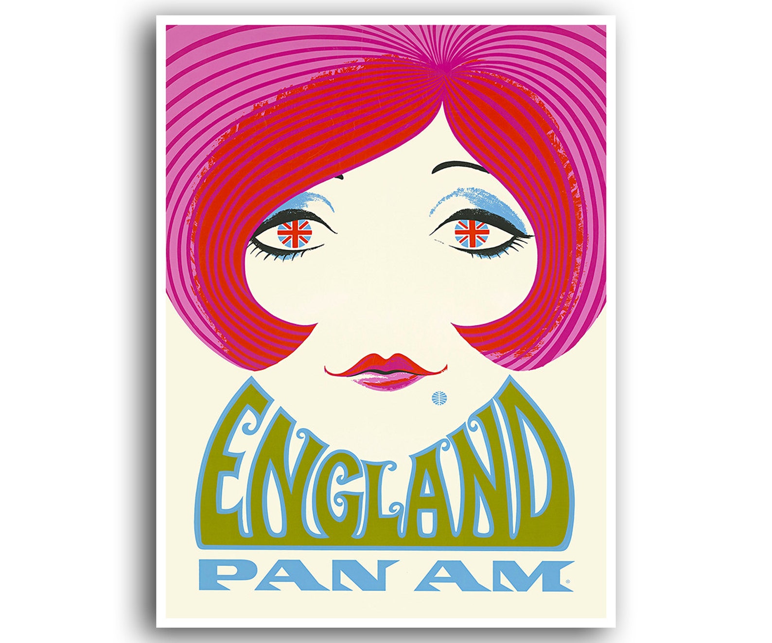 England Retro Art Print Travel Poster Home Decor XR778 - Etsy