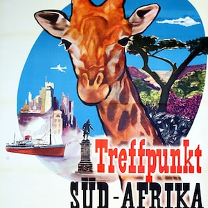 South Africa Travel Art Print Home Decor (ZT330) - Etsy