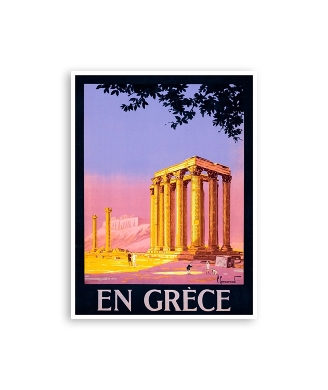 Greece Travel Poster Greek Decor Wall Art Print ZT252 - Etsy